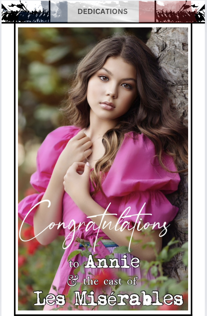 Camps Personal Program Dedication or Business Ad - Jaxx Theatricals